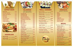 menu – Kanji Sushi Hibachi